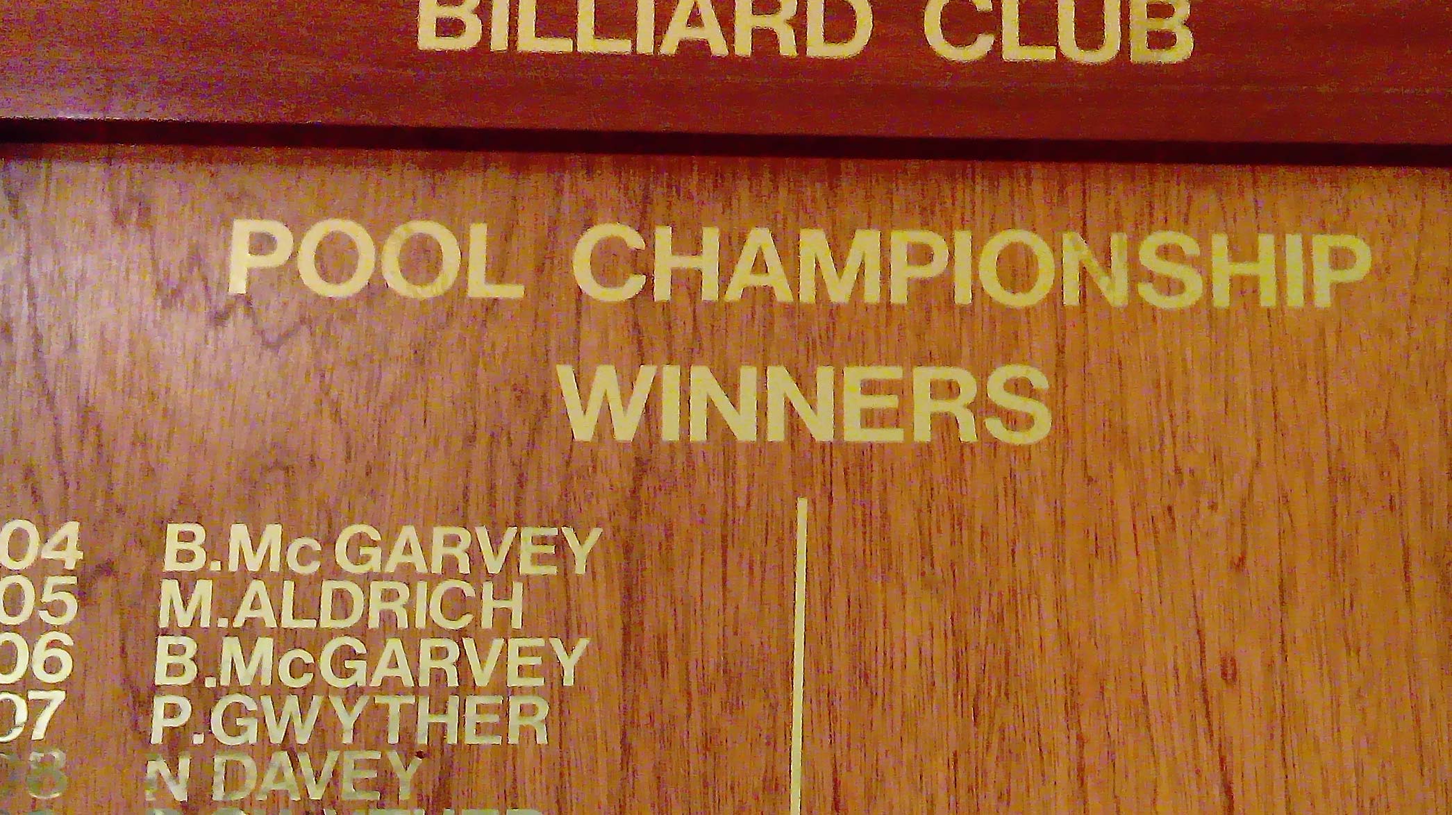 Pool Championship | Grantham Snooker and Pool Club